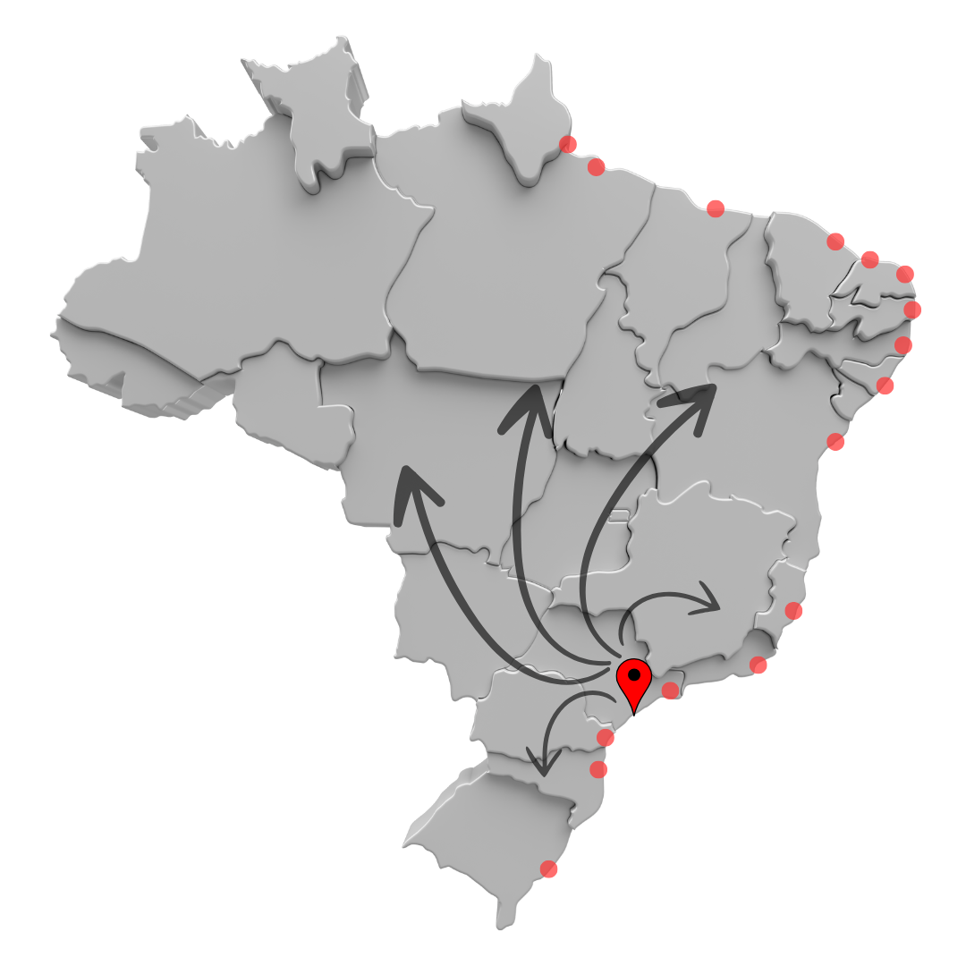 Brazil Ports Map