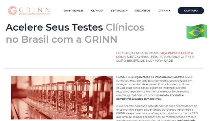 GRINN LLC | Otimize seus Ensaios Clínicos no Brasil com a GRINN