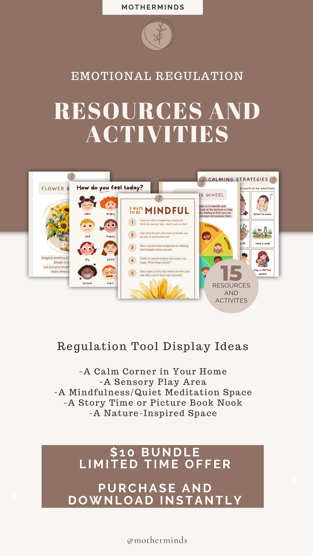 Heads, Hands and Hearts | Emotional Regulation BUNDLE